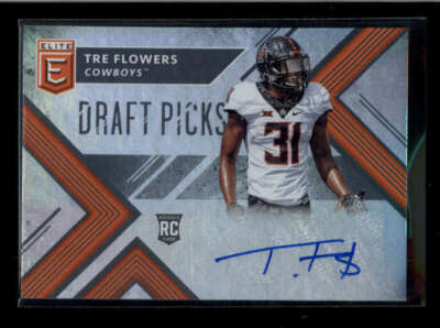 TRE FLOWERS 2018 ELITE DRAFT PICKS COLLEGIATE AUTOGRAPH AUTO AJ7822 | eBay