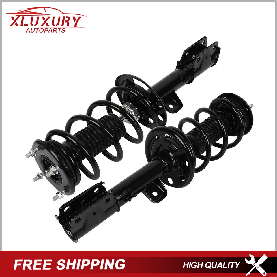 2013-2019 Ford Explorer FWD Pair Front Complete Strut w/ Coil Spring ...