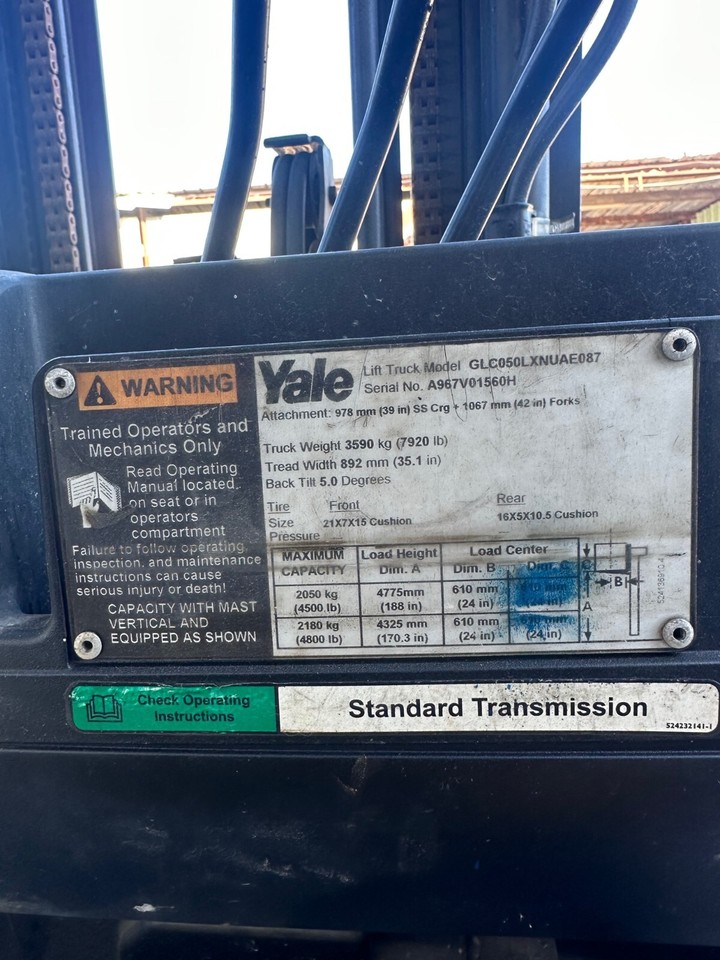 2003 Yale GLC050 5000 lb Capacity LP Gas | eBay