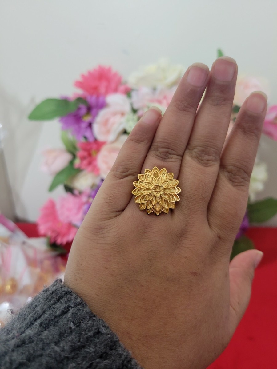 Nepali Jewelry Gold Plated Ring