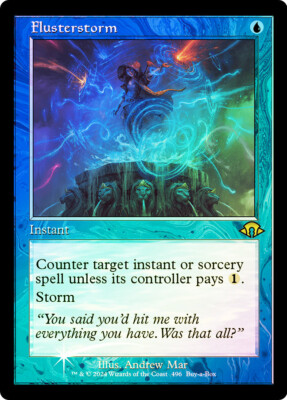 MTG FOIL Flusterstorm BuyaBox Retro Frame - Promo: General #496 | eBay