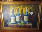 Vintage R. Wilcox Framed Original Oil On Canvas Still Life Painting 24 ...