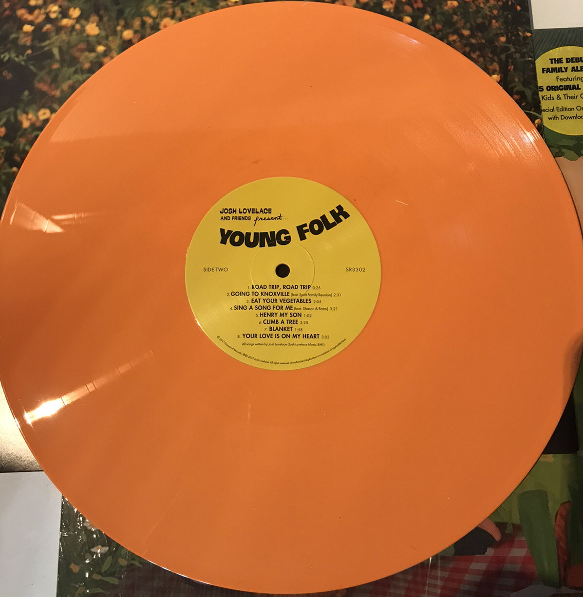 Josh Lovelace and Friends Present Young Folk LP ORANGE Vinyl Record | eBay