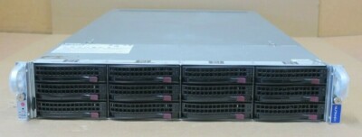 Supermicro SuperServer CSE-829U X10DRU-i+ 2x CPU 12x 3.5" HDD Bay CTO ...