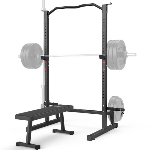 Weight Bench With Squat Rack Barbell Power Rack with Pull Up Bar Bench ...