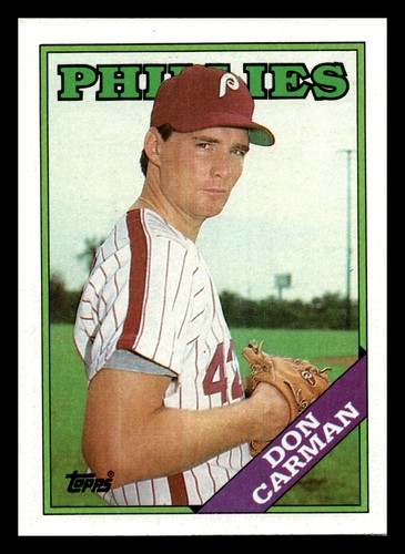 1988 Topps Don Carman Philadelphia Phillies #415 Centered Mint | eBay