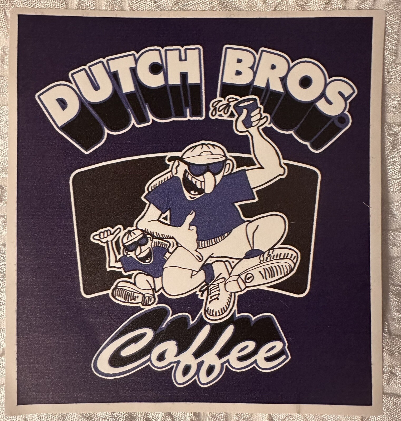 DUTCH Bros STICKER 20th ANNIVERSARY Rare CAR Bottle HYDROFLASK Old ...