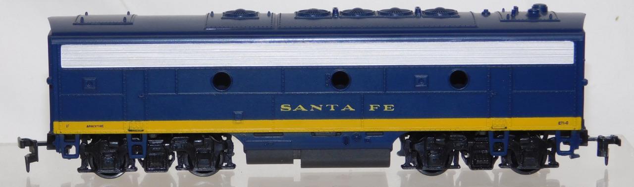 Athearn blue Santa Fe F7 B diesel dummy non-powered HO Scale Bluebonnet ...
