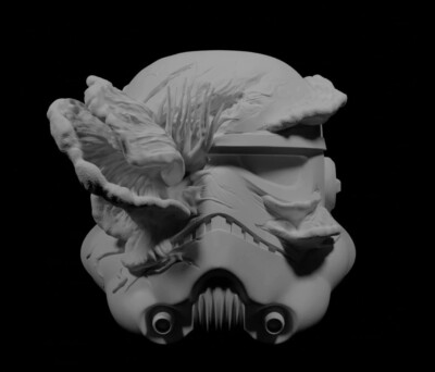 Infected stormtrooper Headsculpt for 6" Figure | eBay