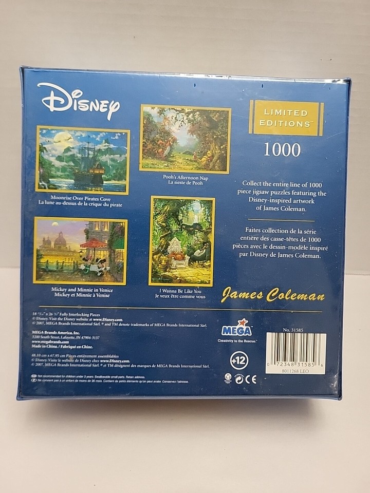 James Coleman Limited Editions Jigsaw Puzzle Mickey and Minnie in ...