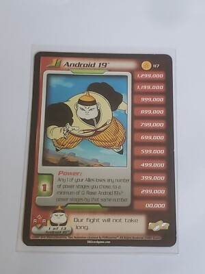 #117 Android 19 Level 1 Android Saga Dragonball Z DBZ CCG Rare | eBay