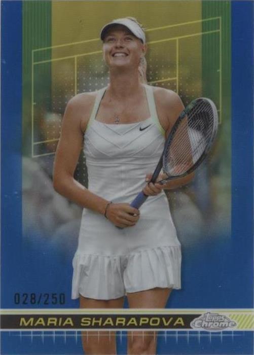 2024 Topps Chrome - Maria Sharapova #153 Blue Refractor /250 for sale ...