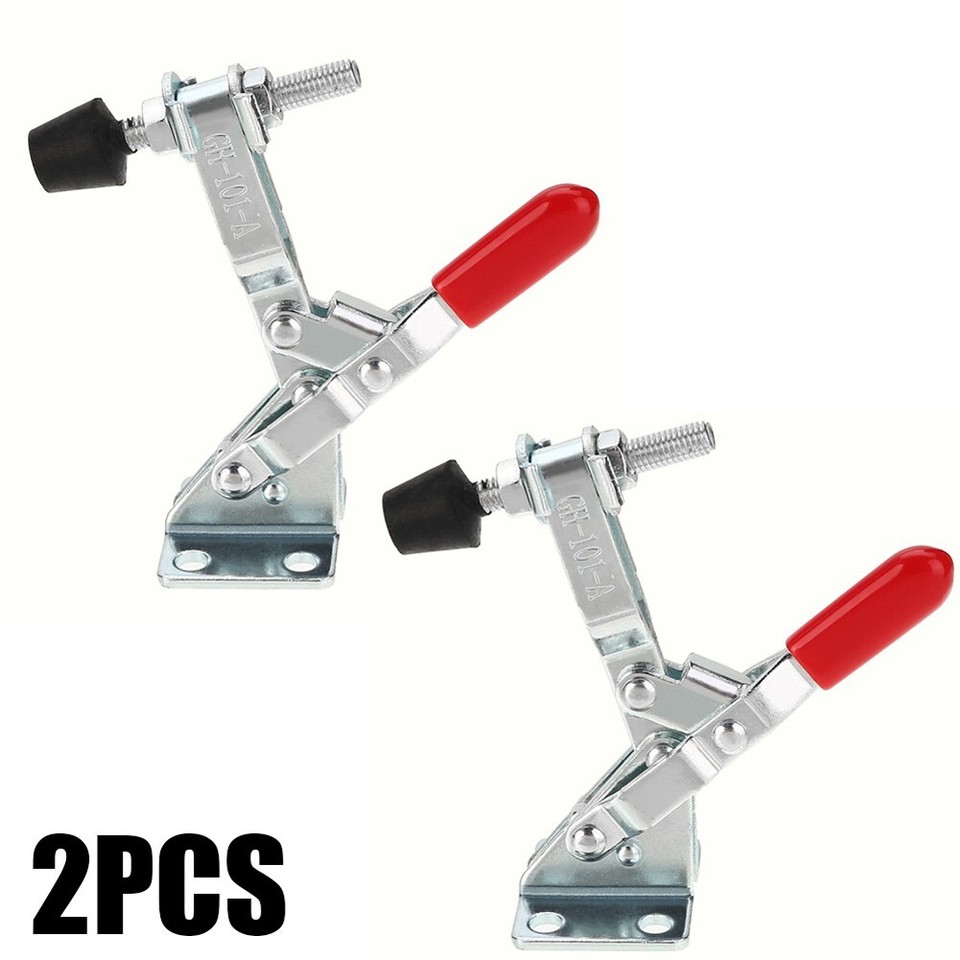 2 Pcs/ Set GH-101A Quick Release Tools Quick Fixture Toggle Clamp 50Kg ...