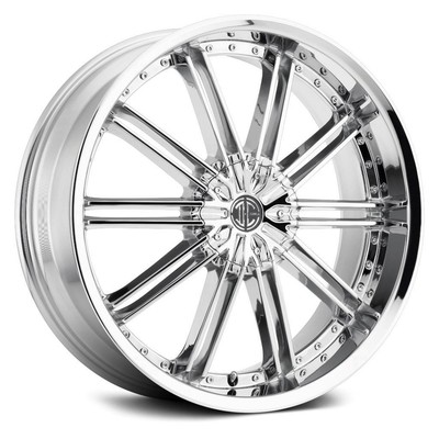 22 inch 22x8.5 2CRAVE No53 Chrome wheels rims 5x120 +10 | eBay