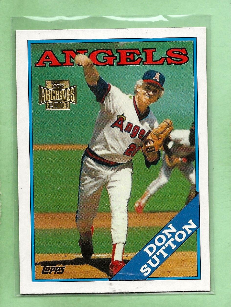 DON SUTTON - 2001 Topps Archives - #182 - Angels - Comb. Shipping | eBay