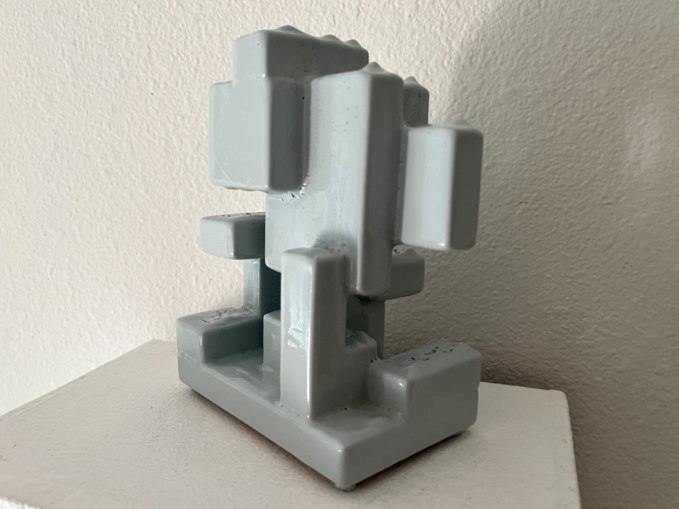 One Abstract Sculpture Constructivism Cubism Modern Art Influenced OOAK ...