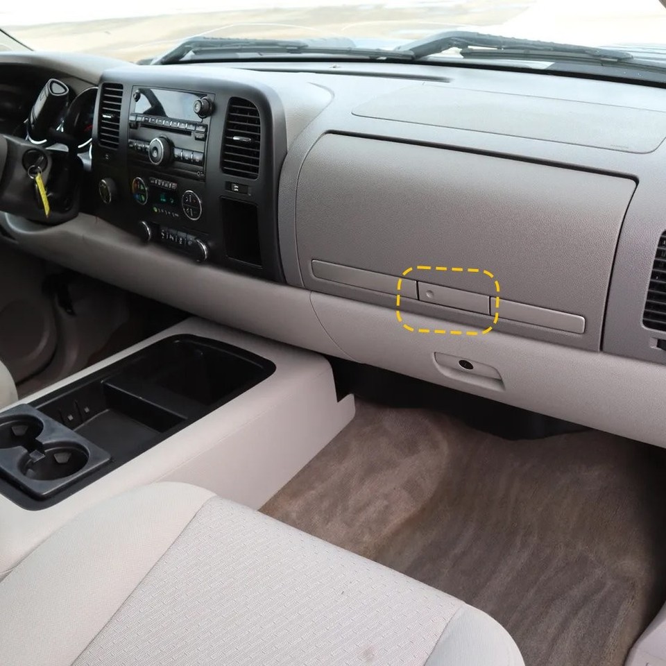 Upper Glove Box Latch Handle Silver Compartment Dash For Chevy ...