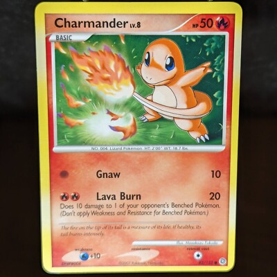 Charmander 82/132 LP/NM Secret Wonders Pokemon TCG Card fire lizard DP ...