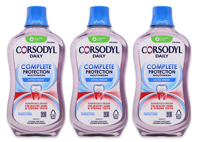 Corsodyl Daily Complete Protection Mouthwash 500ml | Gum Care | Fresh ...