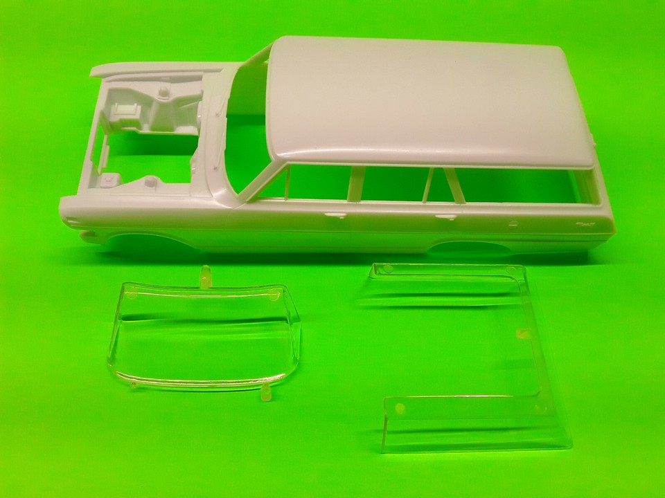 1963 Nova Chevy II Station Wagon 1/25 Windshield Glass Body Shell Model ...