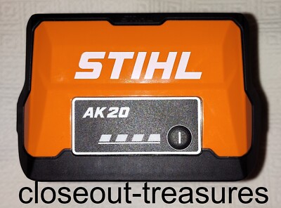 STIHL AK 20 Lithium-Ion Battery AK20 Bulk Pkg No Box NEW Retail Demo ...