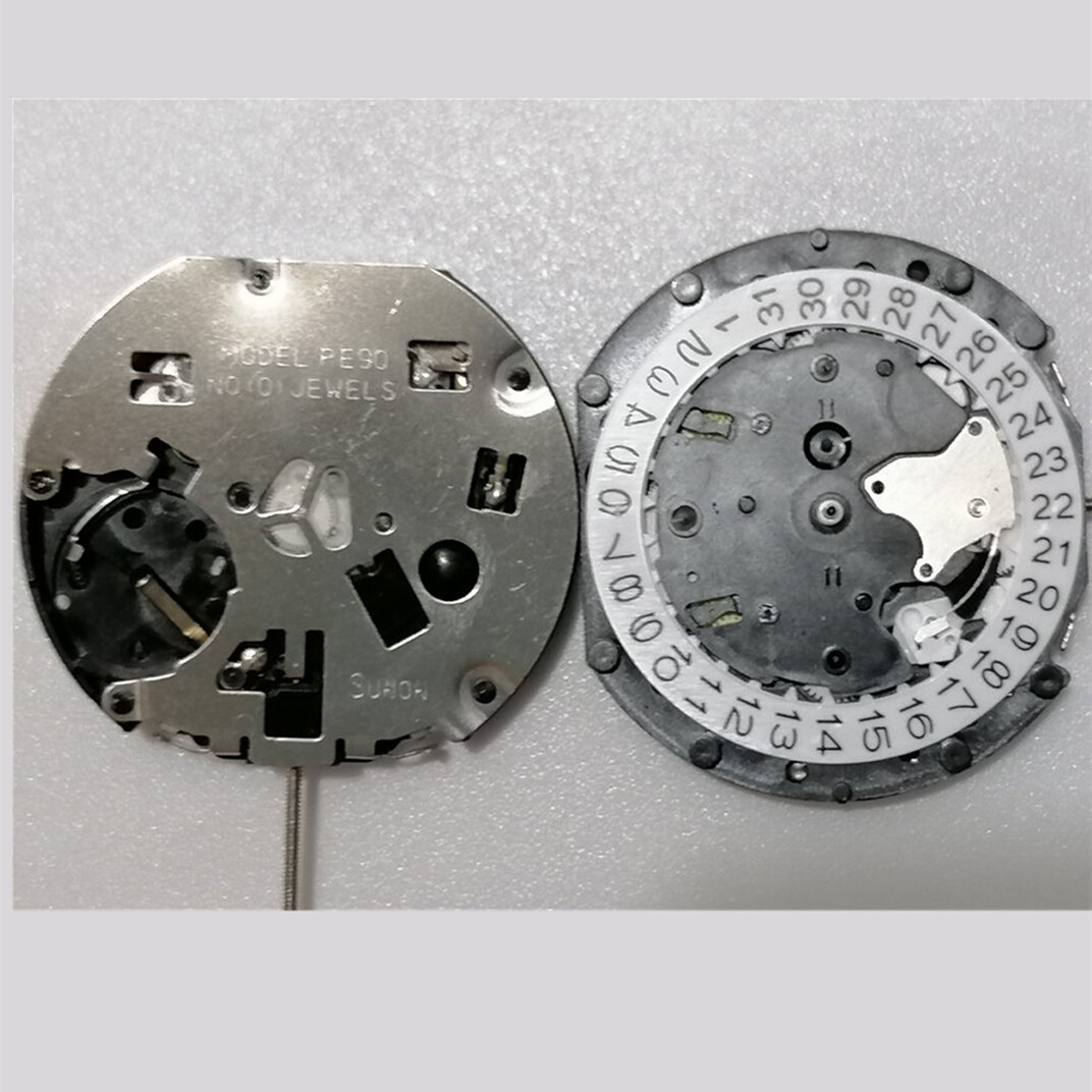 Quartz Movement Sunon PE90 3 Hands Date at 3 With Small Second @3@6@9 ...