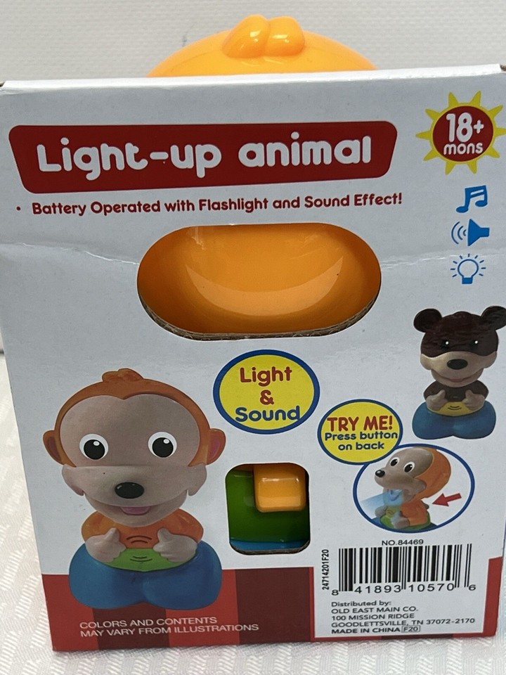 OLD EAST MAIN CO. LIGHT UP ANIMAL KIDS TOYS LIGHT And SOUND 12+ Kids ...