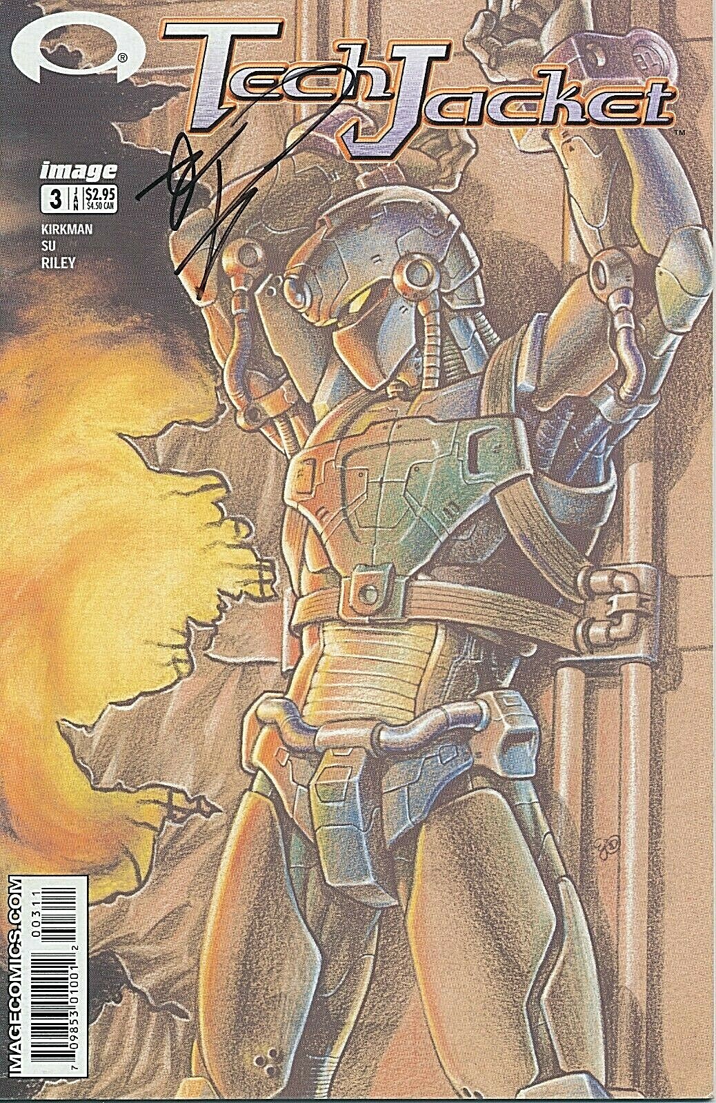 Tech Jacket #3 2003 Signed by Robert Kirkman Image Comics EB201 | eBay