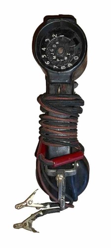 Vintage BELL SYSTEM WESTERN ELECTRIC Lineman's Rotary Line Tester ...