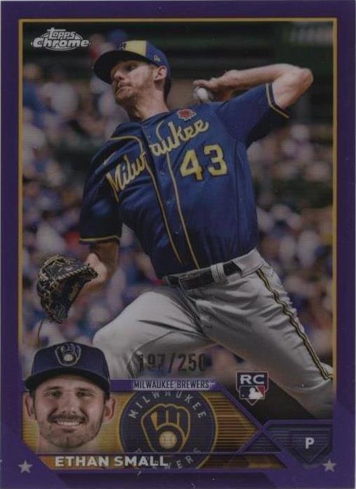 2023 Topps Chrome - Ethan Small #46 Purple Refractor /250 (RC) for sale ...