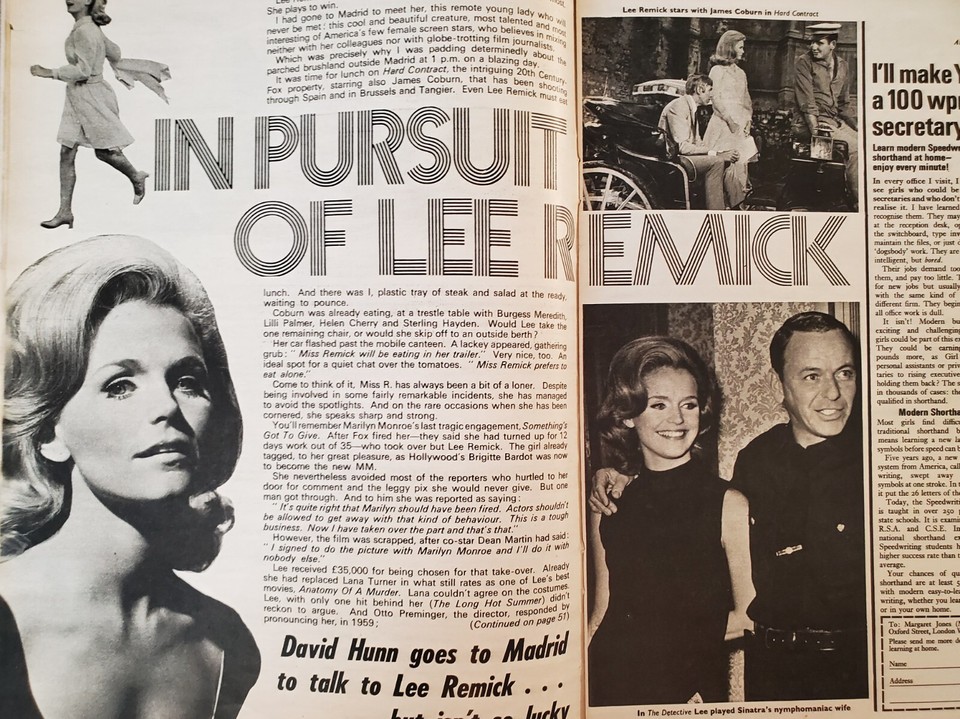 PHOTOPLAY DEC 1968 RAQUEL WELCH, FRANCO NERO, LEE REMICK, BEROVA (COVER ...