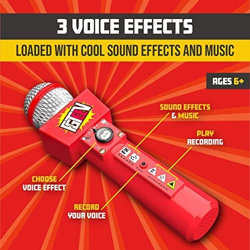 Be Like FGTeeV Voice - Changing Microphone For Kids Children Toys ...