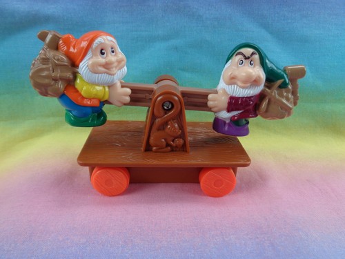 McDonald's Disney Snow White & The Seven Dwarfs Happy & Grumpy Toy ...