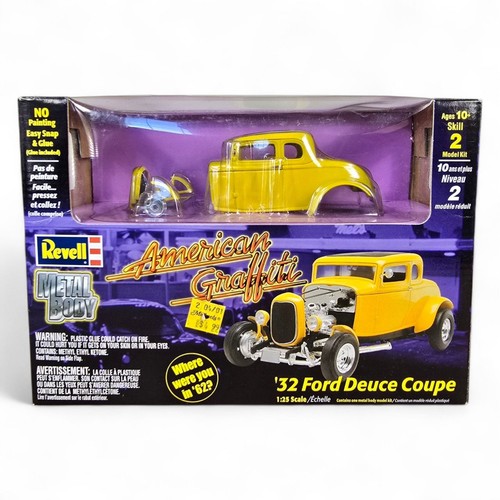 2000 Revell '32 Ford Deuce Coupe American Graffiti 1:25 Scale Kit #85 ...