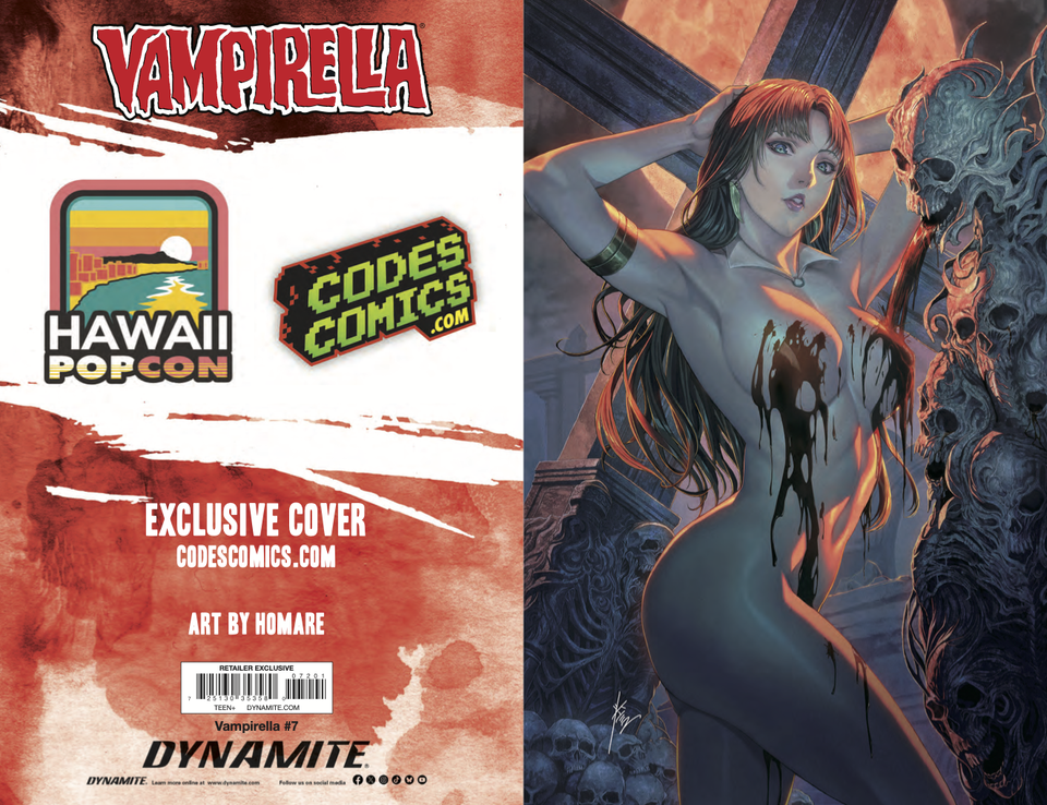 Vampirella #7 - Homare Cover - Exclusive Metal Virgin Variant - Limited ...