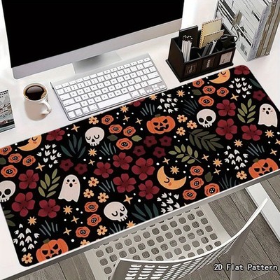40*90cm1pc Halloween Mouse Pad&Desk Mat-Spooky Pumpkin,Skull,Ghosts ...