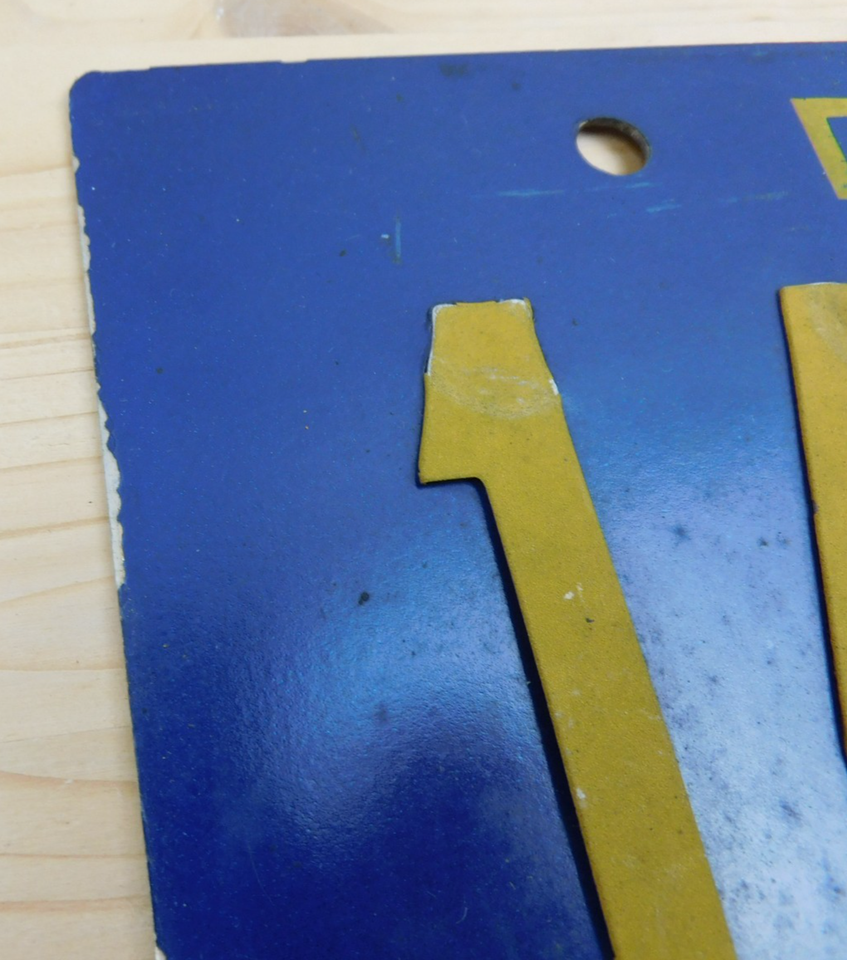 Vintage Original 1963 Delaware Riveted Number License Plate #149946 ...
