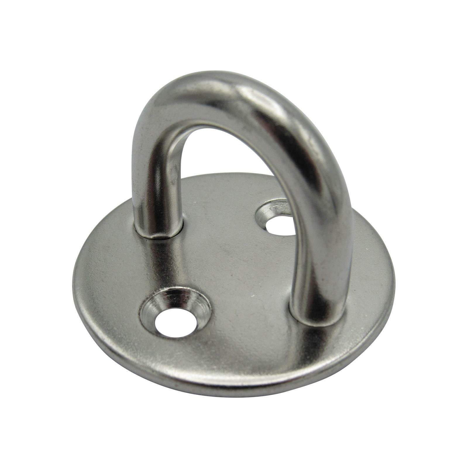 Stainless Steel Round Eye Plate 5MM (Two Hole Marine Deck Attachment ...