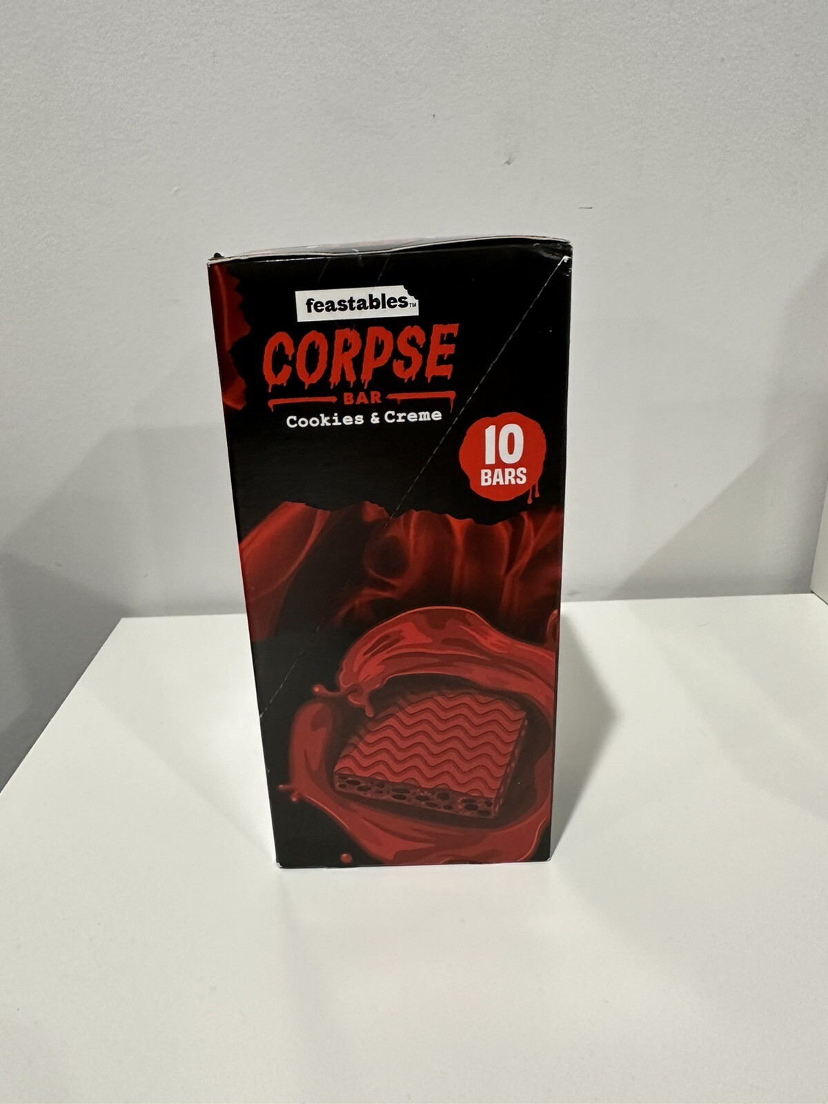 * New Box Of MrBeast Feastables Corpse Bar Cookies & Cream Chocolate ...