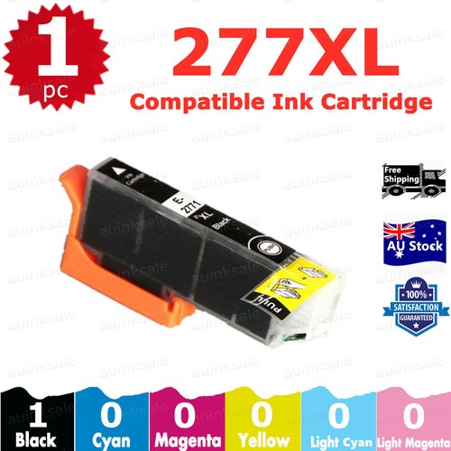 1X Compatible 277 XL 277XL Black Ink Cartridge For Epson XP 850 950 960 860 970 | eBay Australia