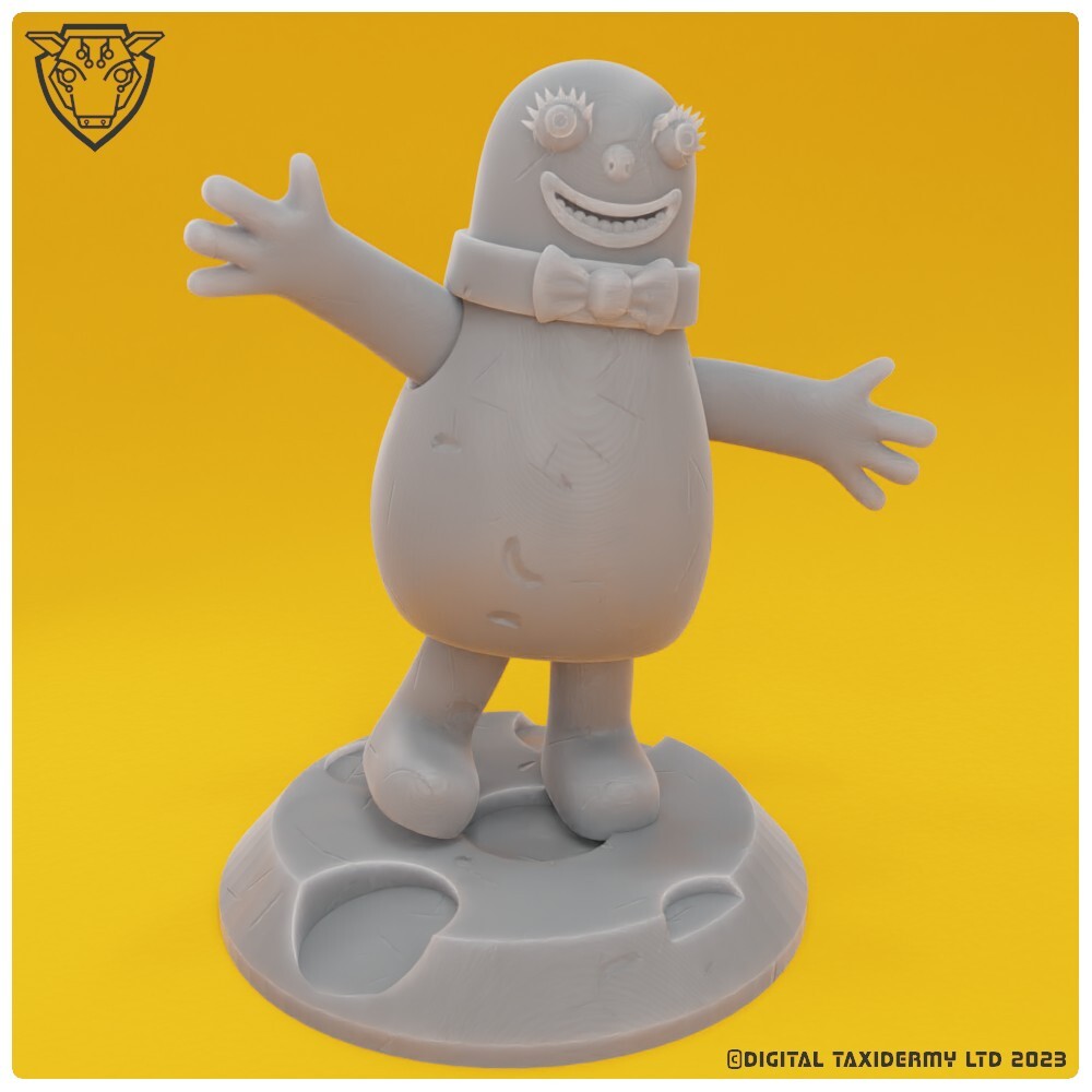 Mr Blobby tabletop wargaming miniatures Crinkley Bottom DND Stargrave ...