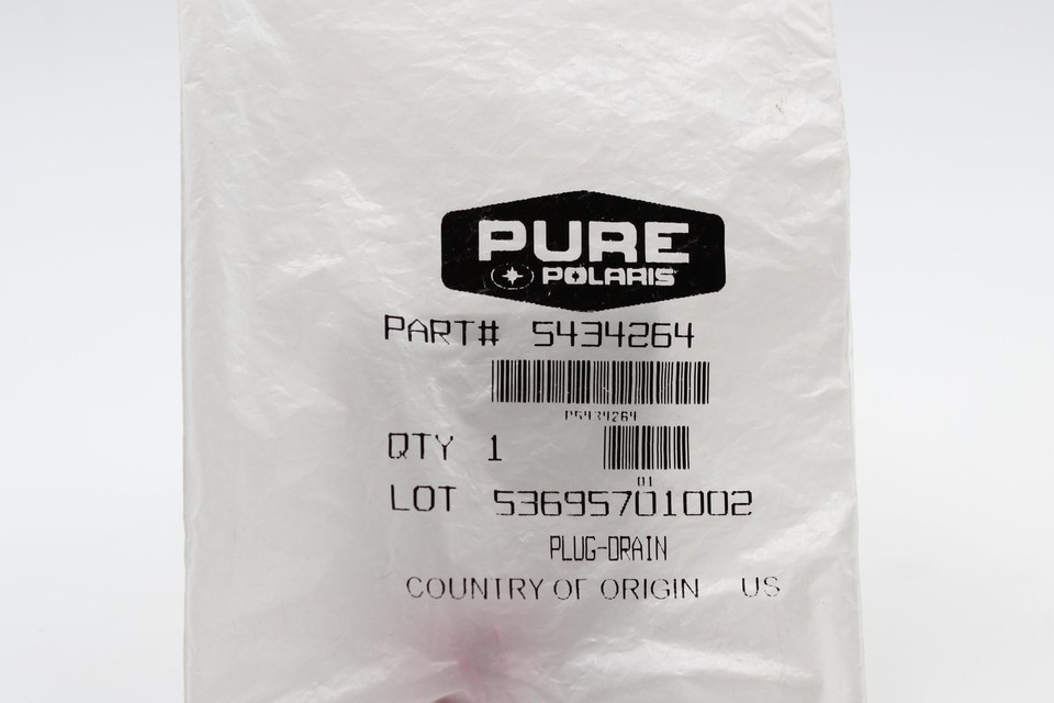 Polaris Drain Plug Part Number - 5434264 | eBay