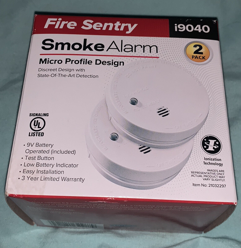 Fire Sentry Kidde Micro Profile Smoke Alarm 2 pack, i9040 Includes ...