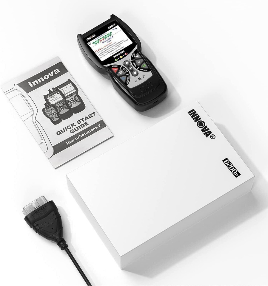 Innova 6200P All Systems OBD2 Scanner ABS SRS Transmission Code Reader ...