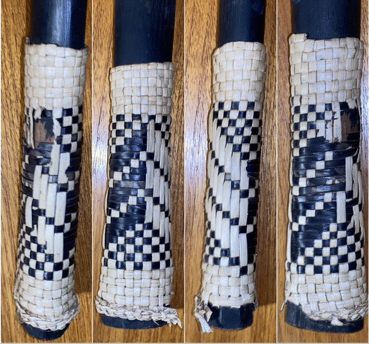 Fijian Cali War Club 18” Hand Carved Wood Fiji Tebetebe Weapon Sali ...