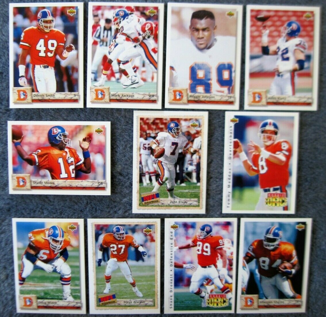 BRONCOS TEAM SETS Your Pick 1988 1990-91-92-1993 2013 Topps Fleer Score ...
