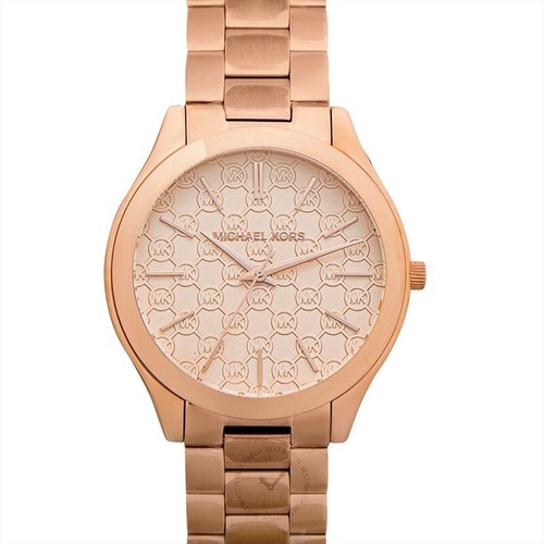 Michael Kors Rose Gold Tone Stainless Steel Woman's Watch MK3336 BRAND ...