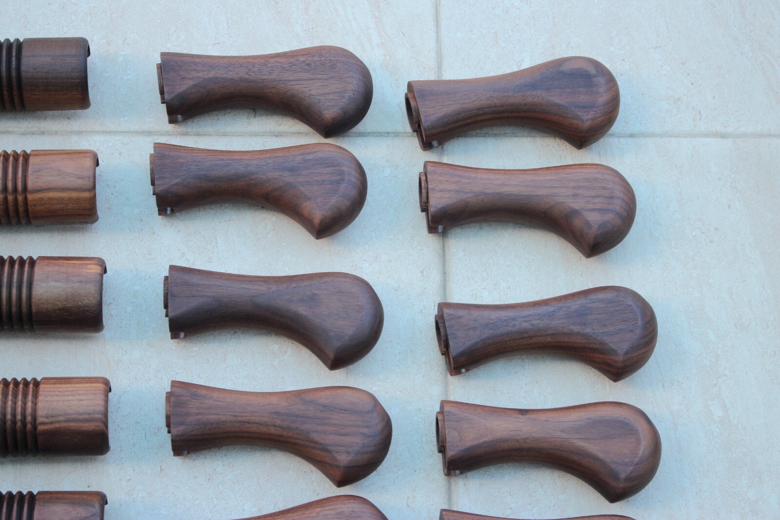 WALNUT WOOD STOCK GRIPS FOREND FOR MOSSBERG 590 SHOCKWAVE 12 GA **OIL ...