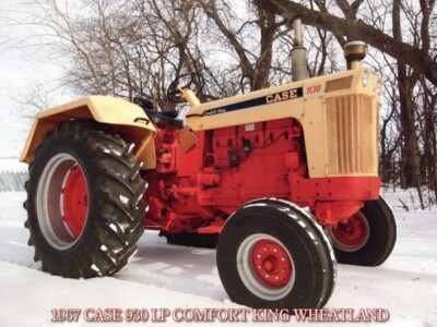 1968 Case Model 930 LP Comfort King Tractor New Metal Sign: 9x12" Ships ...