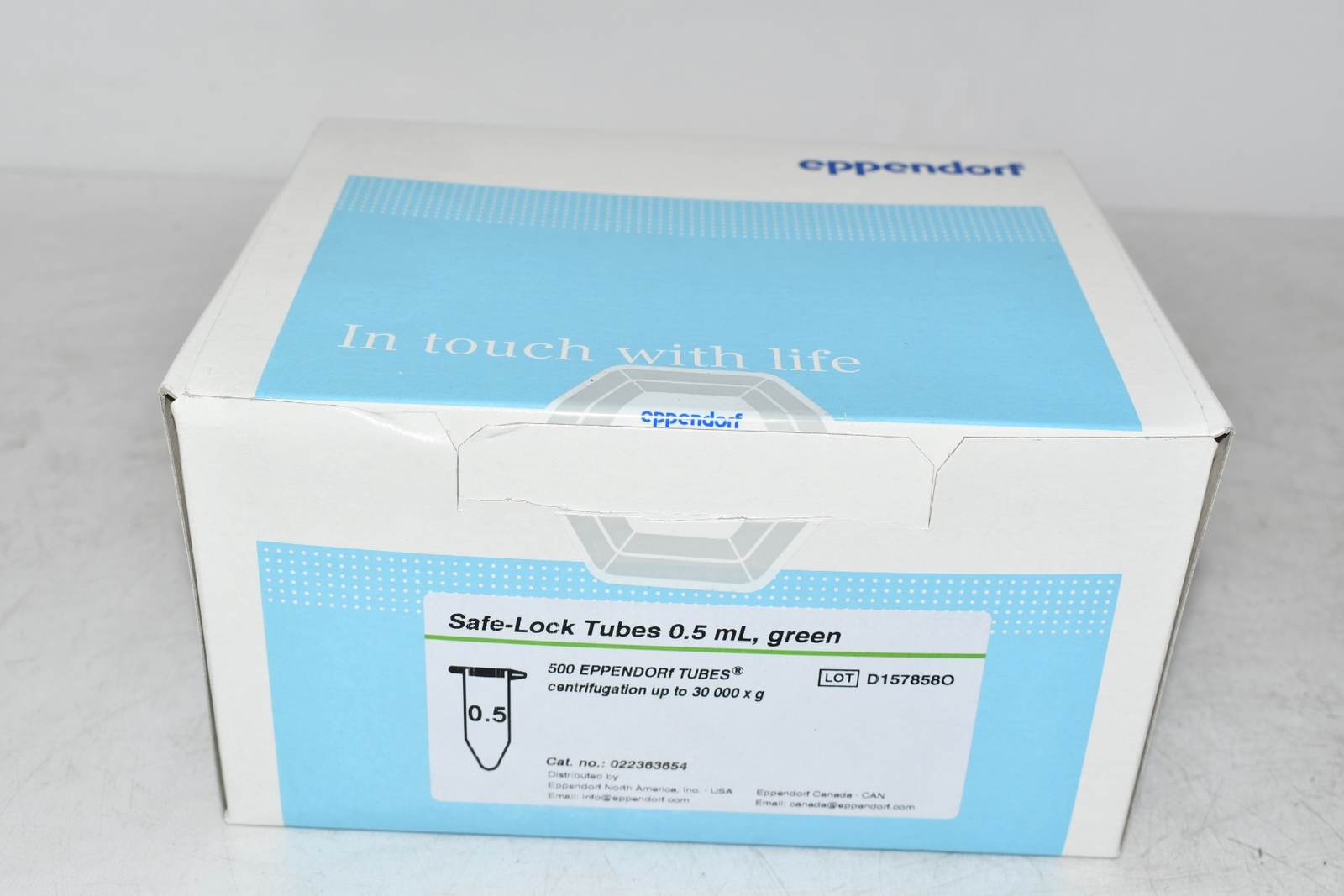 NEW Eppendorf 022363654 Safe-Lock Tubes Microcentrifuge Tubes, Snap-Cap ...